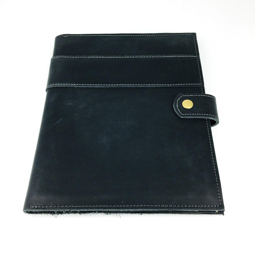 Leather by beth Pedigree leather-cover • black